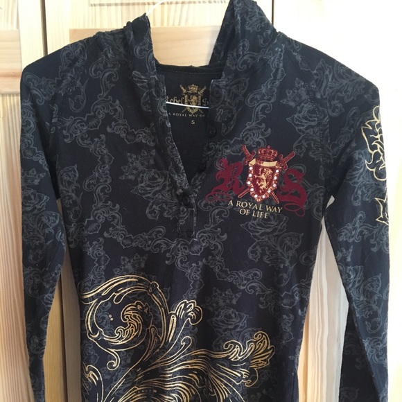 Rebel Spirit | Tops | Rebel Spirit Long Sleeve With Hood | Poshmark